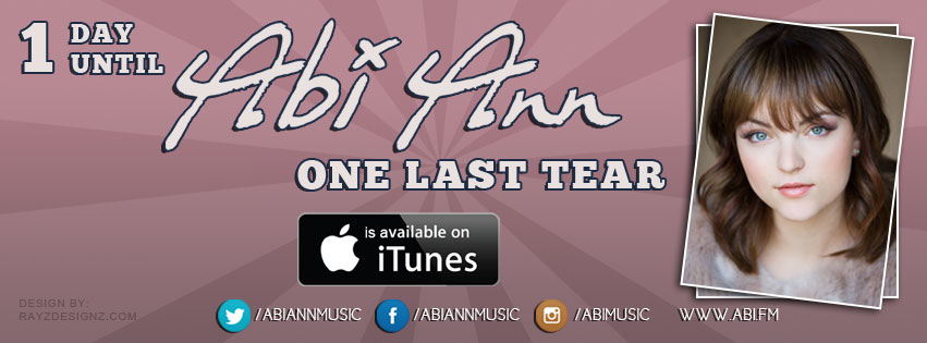 Abi Ann – “One Last Tear” Countdown Facebook Covers – Rayz Designz ...